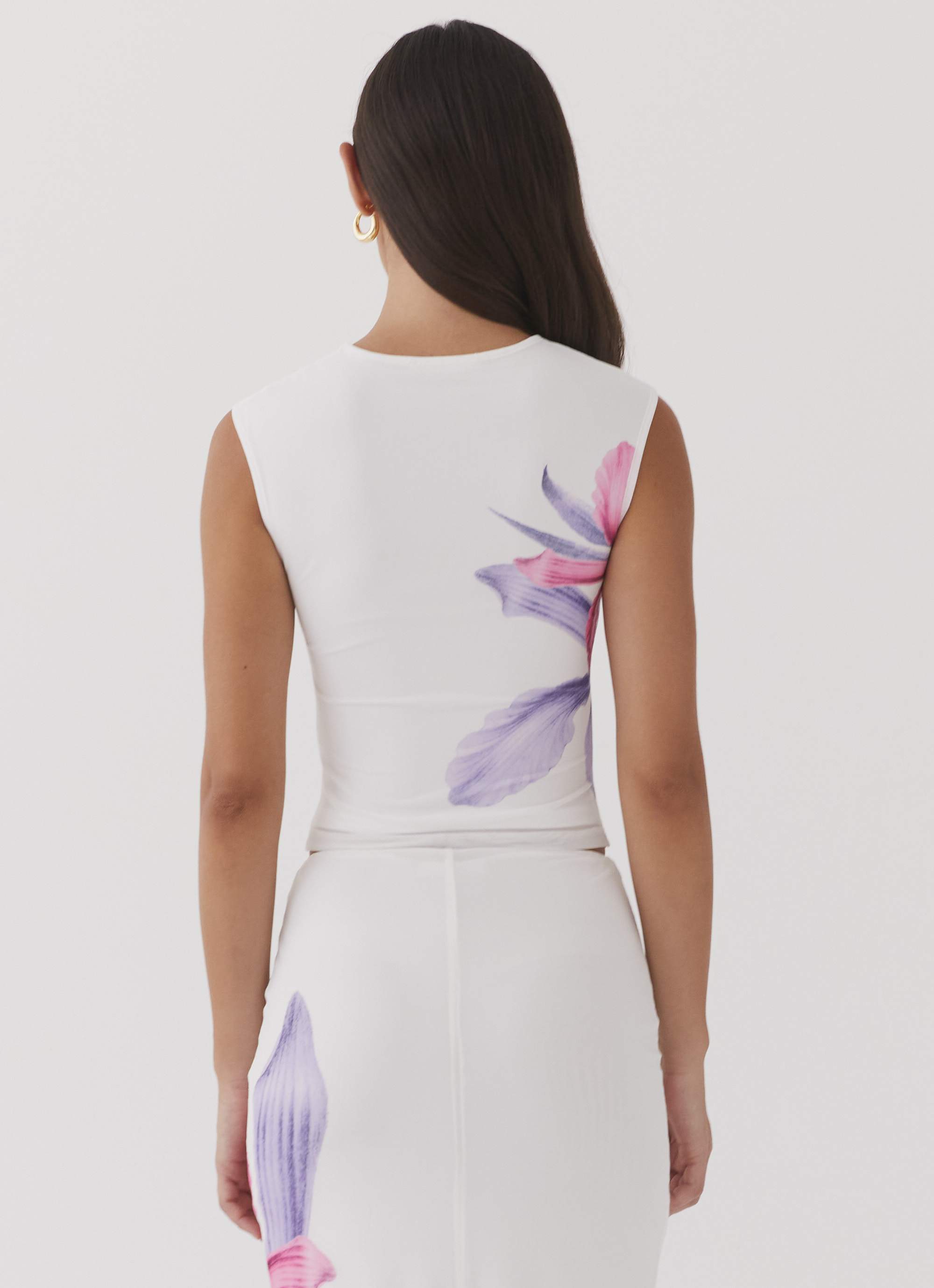 Waiting For Dawn Mesh Top - White – Peppermayo UK